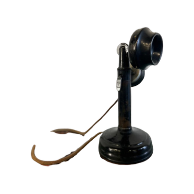 Antieke Bakelieten Handtelefoon / Kandelaar Telefoon | Kandelaar | Reliving