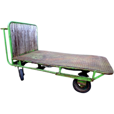 Prachtige Oude Industriele Transport Kar Trolley | Trolley ...