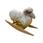 Bekijk Vintage Schaap Peter Hanns Krafft Design Schommelschaap op Reliving