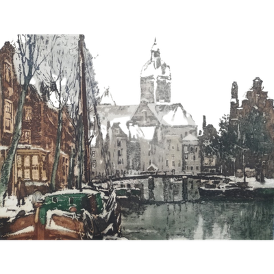 Henri Cassiers (1858-1944) - Amsterdam | Schilderij | Reliving