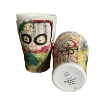 Poul Pava Servies, 2 Mokken En 1 Schaal | Servies overig | Reliving