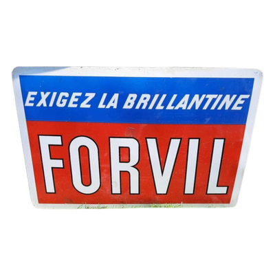 Groot Emaille Reclamebord Voor Forvil Uit De 50'R Jaren | Muurdecoratie ...
