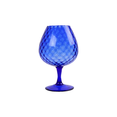 Prachtige Kobalt Blauwe Vaas Brandy Cognac Glas Xl Empoli 28Cm | Kerst ...