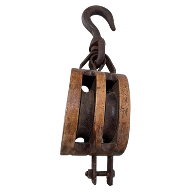 Oude Houten Katrol | Overig | Hollywood Regency | Reliving