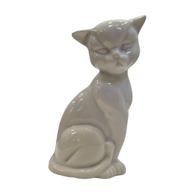 Poes Wit 16Cm | Beeldje | Reliving