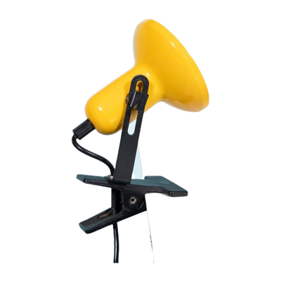 Vintage Okergele Klemspot Jaren 60, Space Age Reflectorlamp | Lamp ...