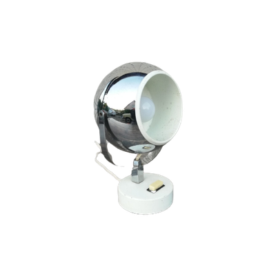 Vintage Eyeball Lamp Chroom / Wit | Lamp | Vintage | Reliving