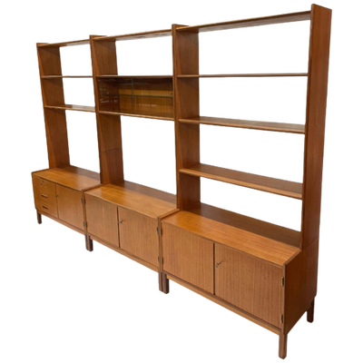 Vintage Wandmeubel Wandkast Teak Jaren 60 Zweeds Design | Wandsysteem ...