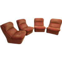 Bekijk Vintage Space Age Design Modulair Sofa Set Fauteuils op Reliving