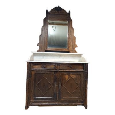 Faux Bamboo Kast / Dressoir | Dressoir | Reliving