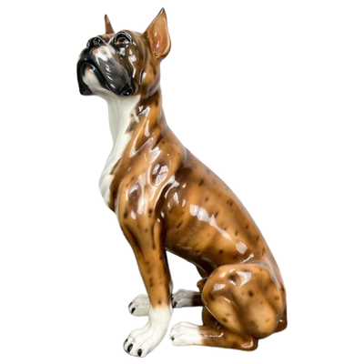 Keramiek Porseleinen Beeld Van Hond Boxer, 1970'S | Overig servies ...