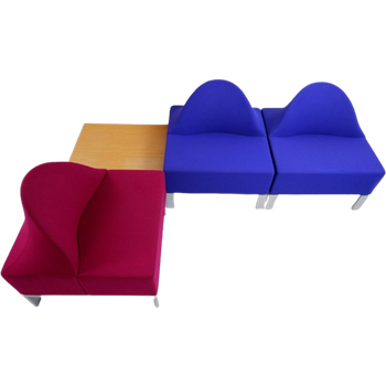 * Allermuir Design Elementen Bank Modulair Bank Hoekbank | Hoekbank ...