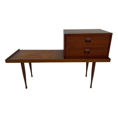 Vintage Kastje Gangkast Jaren 60 Teak Fineer Ladekast | Ladekast ...
