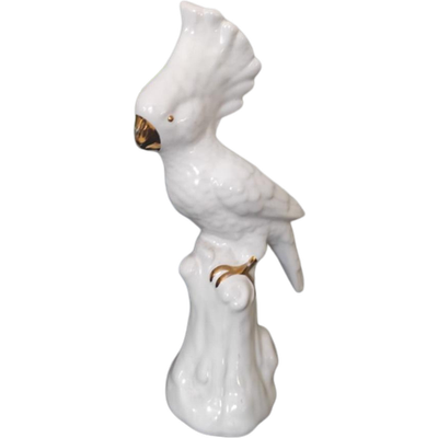 Vintage Beeld Kaketoe Wit Goud | Beeldje | Vintage ,| Hollywood Regency ...