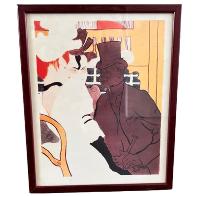 Retro Prent In Houten Kader | Muurdecoratie | Reliving