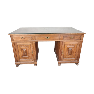 Antieke Eikenhouten Bureau | Bureau | Reliving