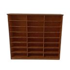 Bekijk Vintage Houten Postsorteer Postvakjes Kast Wandmeubel op Reliving
