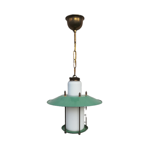 Bekijk Vintage Design Lamp Van Melkglas op Reliving
