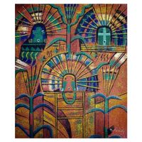 Bekijk Gesigneerd Vintage Schilderij Kunstwerk B. Long op Reliving