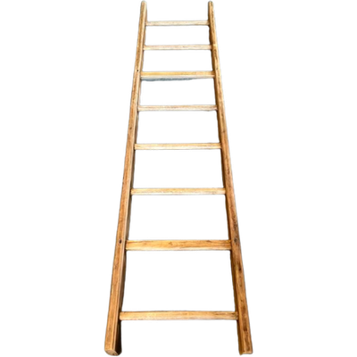 Brocante Houten Ladder - Plat Tegen De Wand Ladder | Overig | Landelijk ...