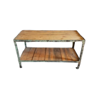 Bekijk Industriële Sidetable Of Tv Meubel , Stalen Frame Met Hout op ...