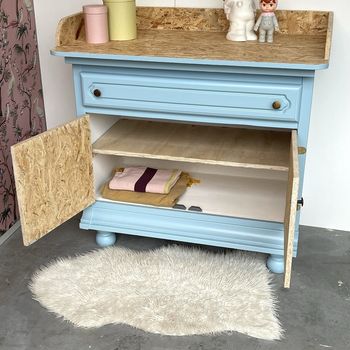 Upcycle Commode Osb Kids-Kast | Ladekast | Reliving