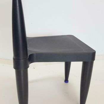 Vintage Volker Hundertmark Rare Curver Memphis Stoel Chair | Stoel ...