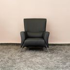 Bekijk Rolf Benz 322 Zitfauteuil - Zwart Leder op Reliving 🤩