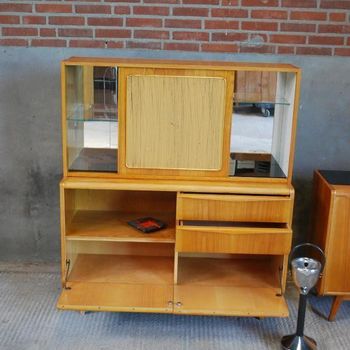 Vintage Cocktail Bar / Kast / Vitrinekast 1970 | Vitrinekast | Reliving