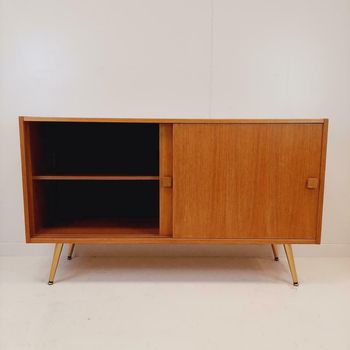 Vintage Audio Dressoir, Retro Platenkast 1970 Tv-Meubel | Dressoir ...