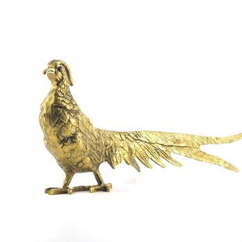 Beeld Zware Gouden Pauw | Beeldje | Hollywood Regency | Reliving