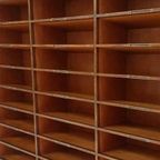 Bekijk Vintage Houten Postsorteer Postvakjes Kast Wandmeubel op Reliving