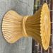 Set Van 2 Vintage Side Tables In Wheat Sheaf Shape Mcguire | Salontafel ...