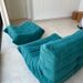 Vintage Zetel Groen + Poef | Togo | Vintage | Reliving