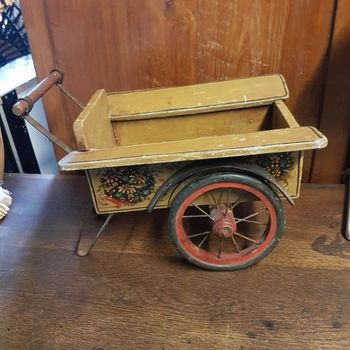 Decoratieve Handkar, Handgemaakt Van Hout Geinig Voor Weinig | Overige ...