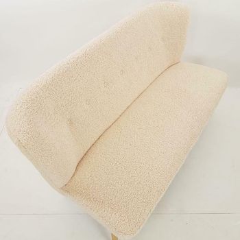 Vintage Cocktail Bankje Teddy Stof | Fauteuiltje | Set Teddy | Bankjes ...