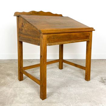 Antiek Eiken Lessenaar | Tafel | Reliving