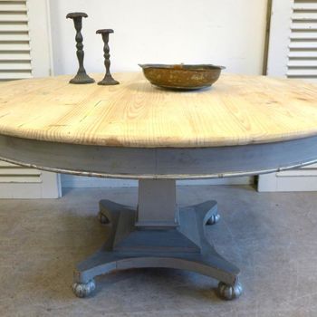 Prachtige Grote Ronde Eettafel 152 Cm Doorsnede | Eettafel | Reliving