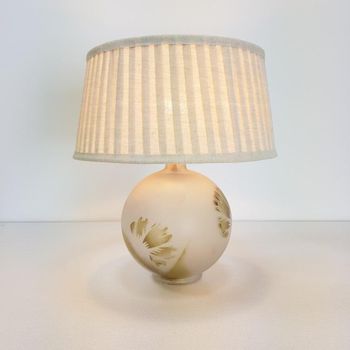 Vintage Bol Tafellamp Glas Deens Design Lamp Mid Century '60 ...