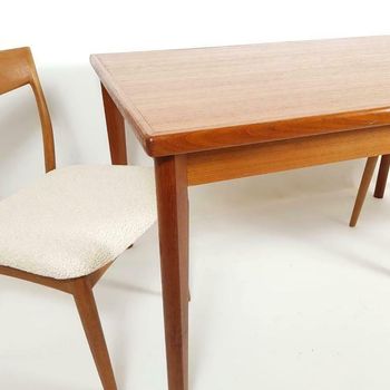 Vintage Deense Eettafel | Tafel Deens Design Uitschuifbaar | Eettafel ...