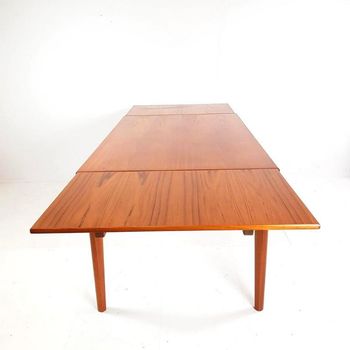 Vintage Teakhouten Deense Eettafel | Uitschuifbaar Tafel | Eettafel ...