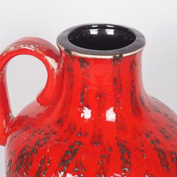 Carstens Grote Rode Fat Lava Vloervaas | Vaas | Reliving