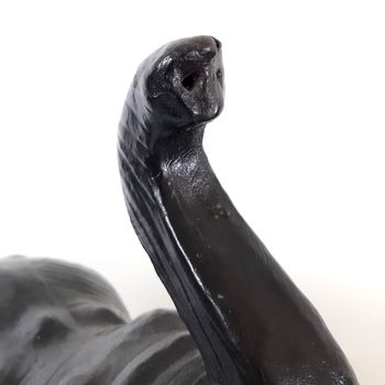 Qf31 – Lederen Olifant – Leather Elephant | Beeldje | Reliving