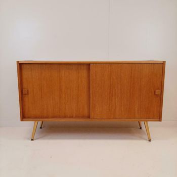 Vintage Audio Dressoir, Retro Platenkast 1970 Tv-Meubel | Dressoir ...