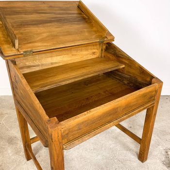 Antiek Eiken Lessenaar | Tafel | Reliving