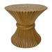 Set Van 2 Vintage Side Tables In Wheat Sheaf Shape Mcguire | Salontafel ...