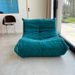 Vintage Zetel Groen + Poef | Togo | Vintage | Reliving