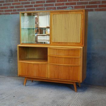 Vintage Cocktail Bar / Kast / Vitrinekast 1970 | Vitrinekast | Reliving