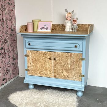 Upcycle Commode Osb Kids-Kast | Ladekast | Reliving